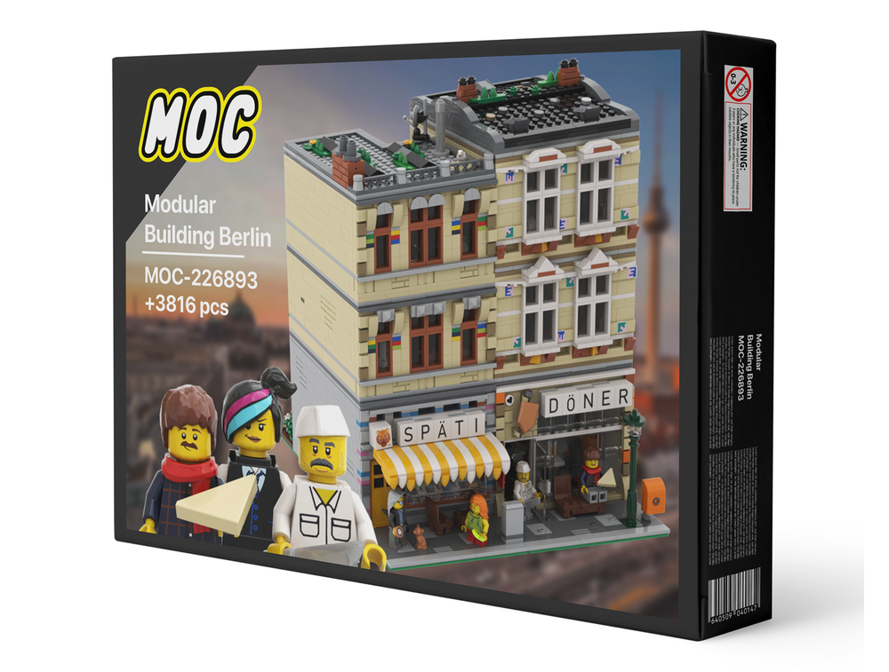LEGO MOC Berlin Modular Building | Späti | Döner Kebab | Friedrichshain ...