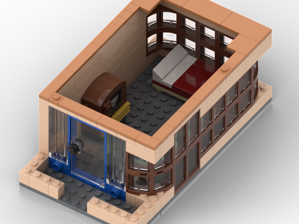 LEGO MOC Boutique Café Modular by faint_range14 | Rebrickable - Build ...