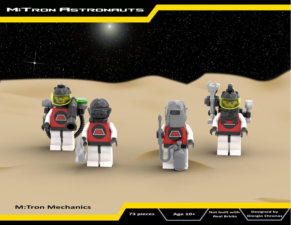 LEGO MOC MTron Astronauts by Legocionado | Rebrickable - Build with LEGO