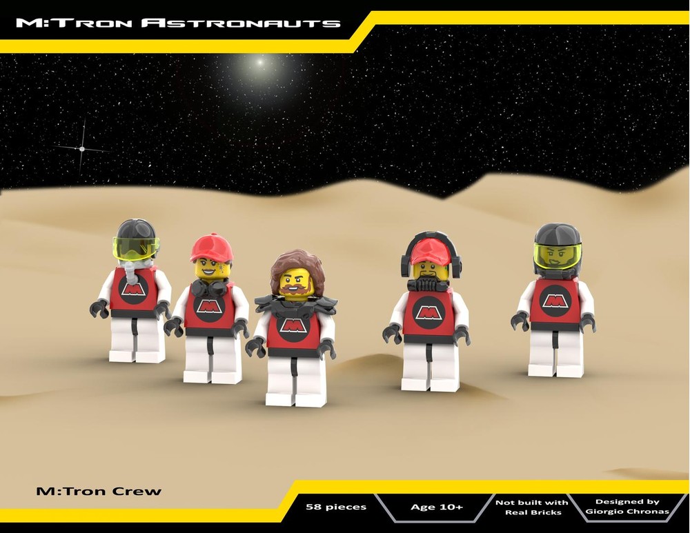 LEGO MOC MTron Astronauts by Legocionado | Rebrickable - Build with LEGO