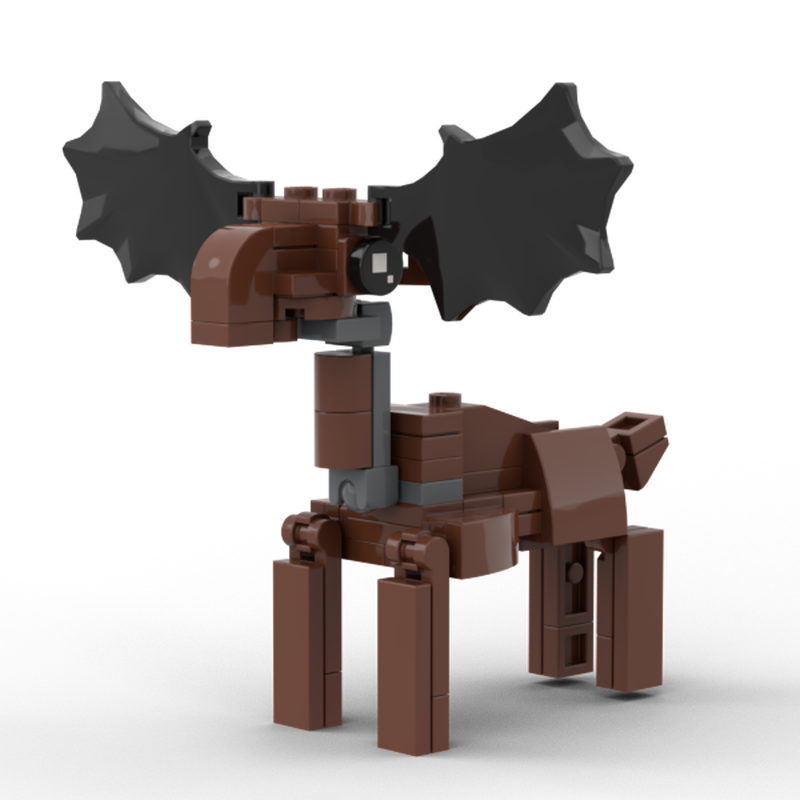 LEGO MOC Posable Mini Moose by Space_Steave | Rebrickable - Build with LEGO