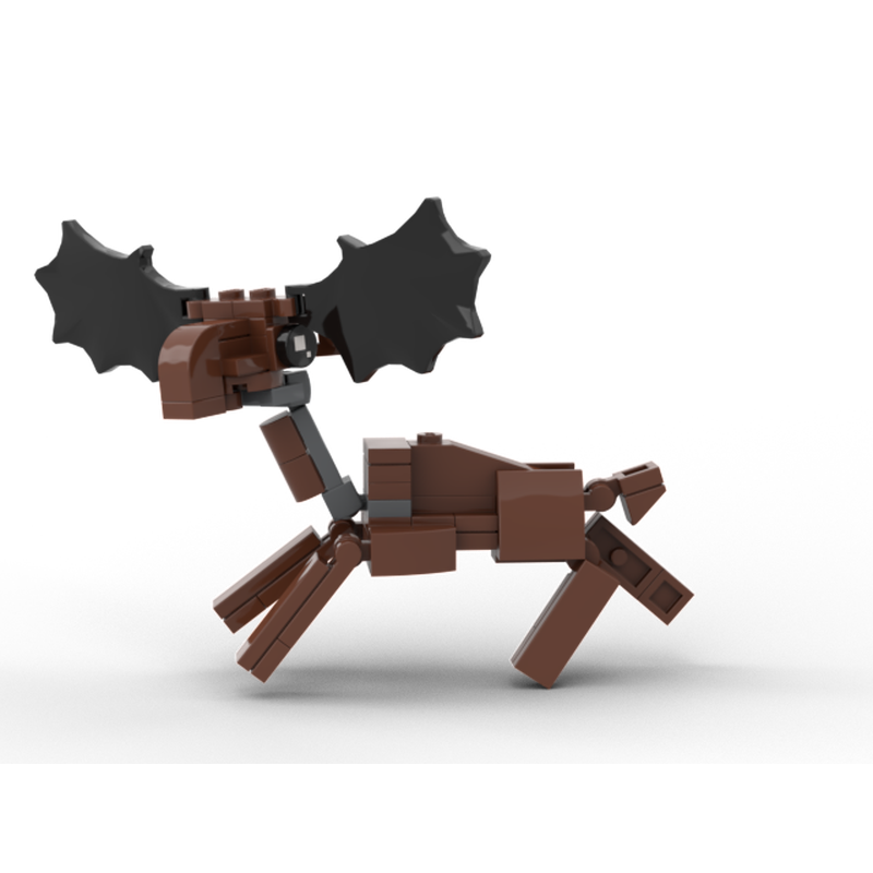 LEGO MOC Posable Mini Moose by Space_Steave | Rebrickable - Build with LEGO