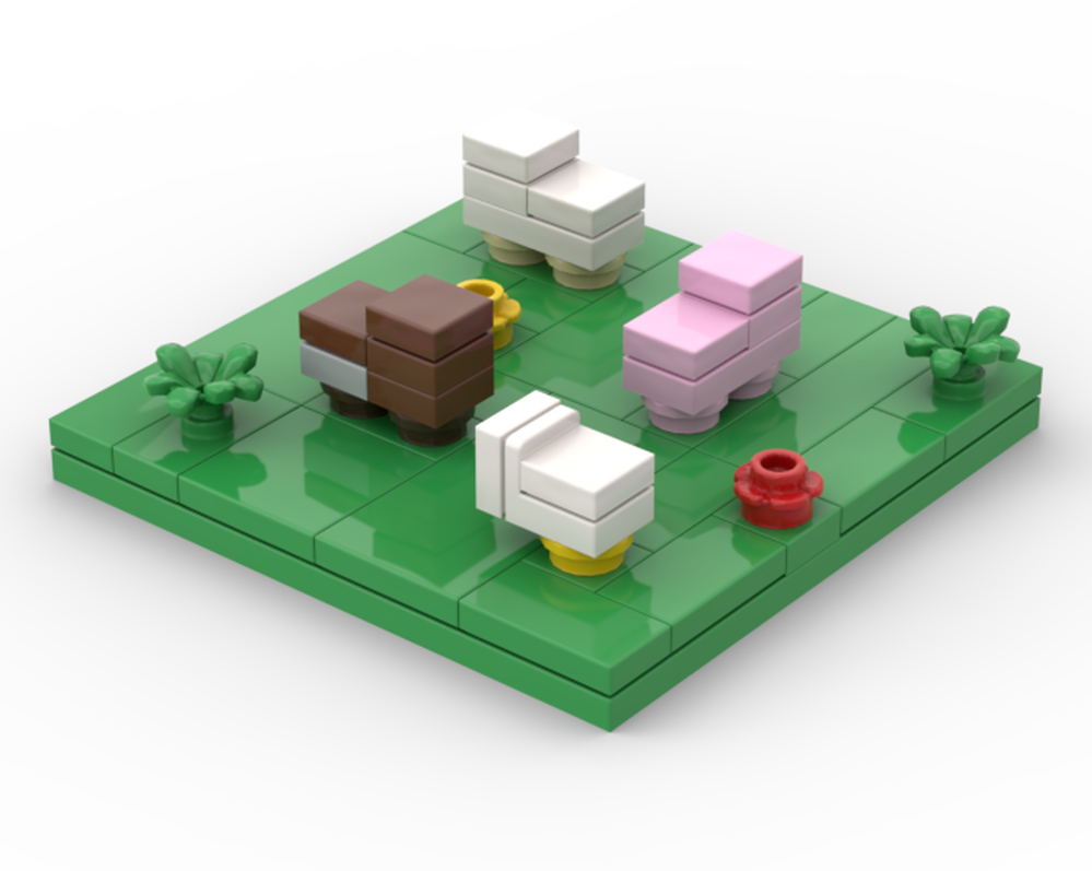 LEGO MOC Village Plot - Friends by aure bricks | Rebrickable - Build ...