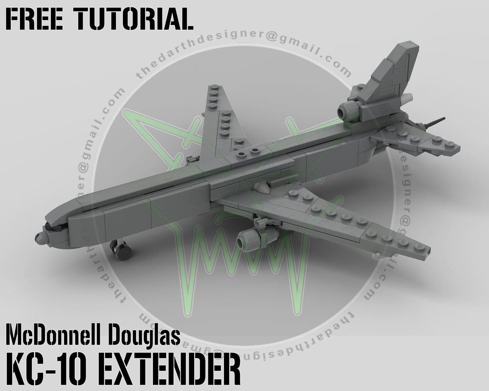 LEGO MOC-226931 McDonnell Douglas KC-10 EXTENDER - 1:300 Scale by ...