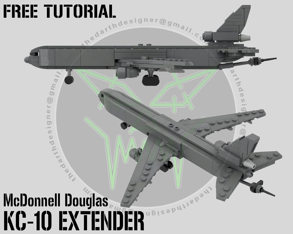 LEGO MOC McDonnell Douglas KC-10 EXTENDER - 1:300 Scale by ...