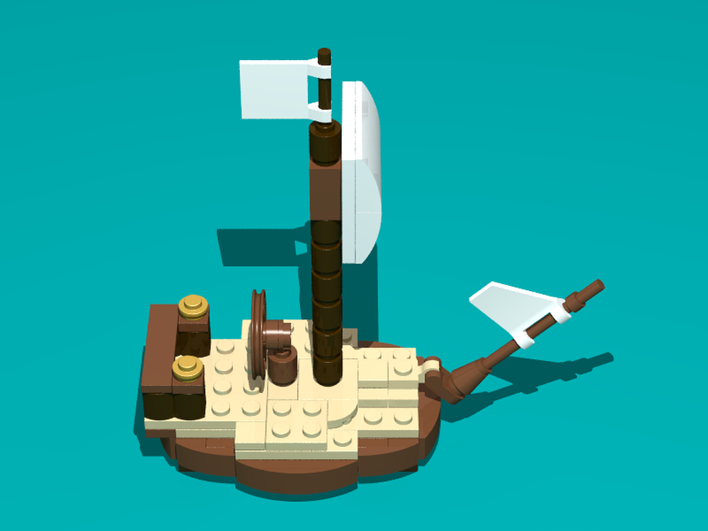 LEGO MOC Midi scale Pirate Sloop by CommanderFlame | Rebrickable ...