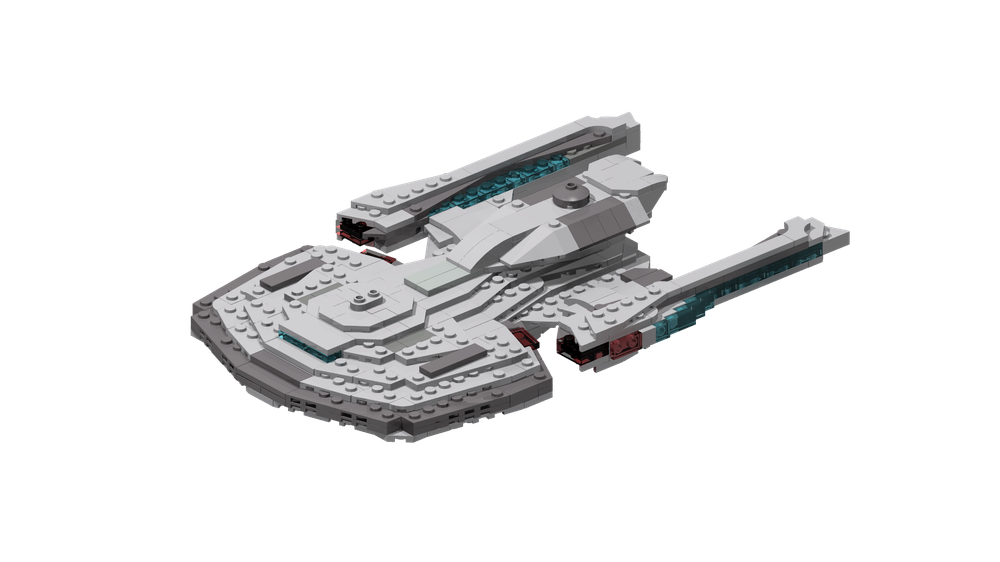 LEGO MOC-226952 Chekov-Class Starship (STO Springfield), Smooth Edition ...