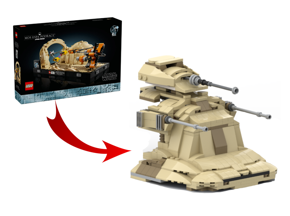 LEGO MOC-226956 Armored Assault Tank Mk I - Alternate Build of 75380-1 ...