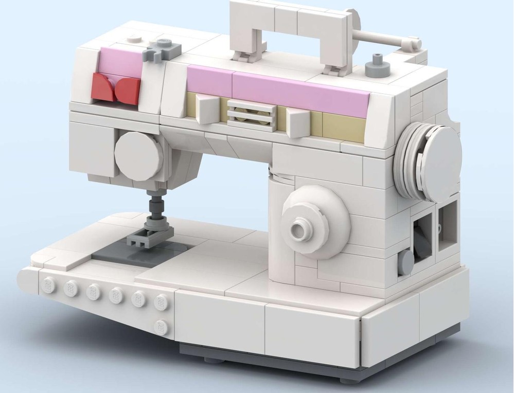 LEGO MOC Sewing Machine (Singer Prima 20) by VictorBuilds | Rebrickable ...