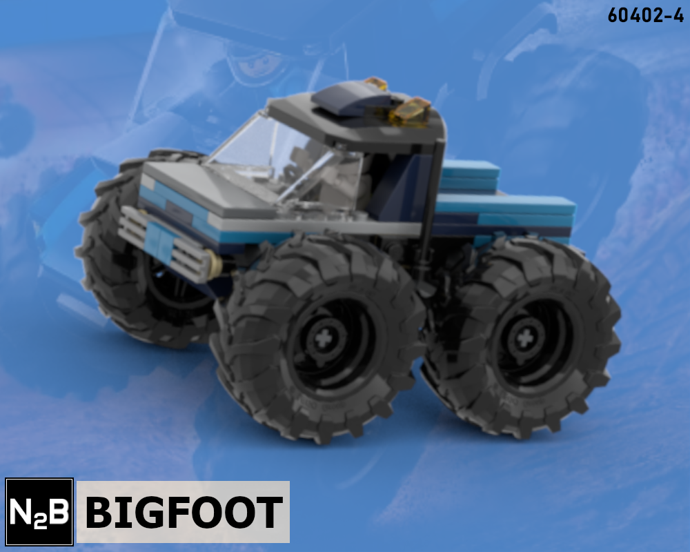 LEGO MOC-226966 60402-4 Bigfoot by n2brick | Rebrickable - Build with LEGO
