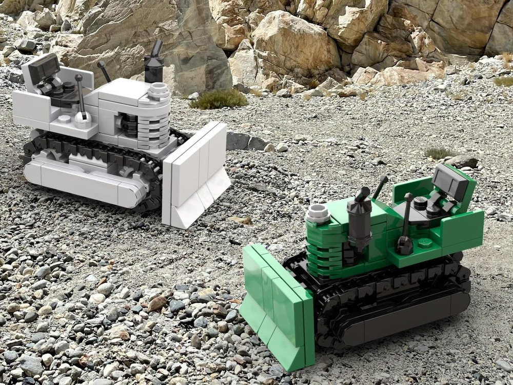 LEGO MOC Tiny Bulldozer by The_Rubberduck | Rebrickable - Build with LEGO