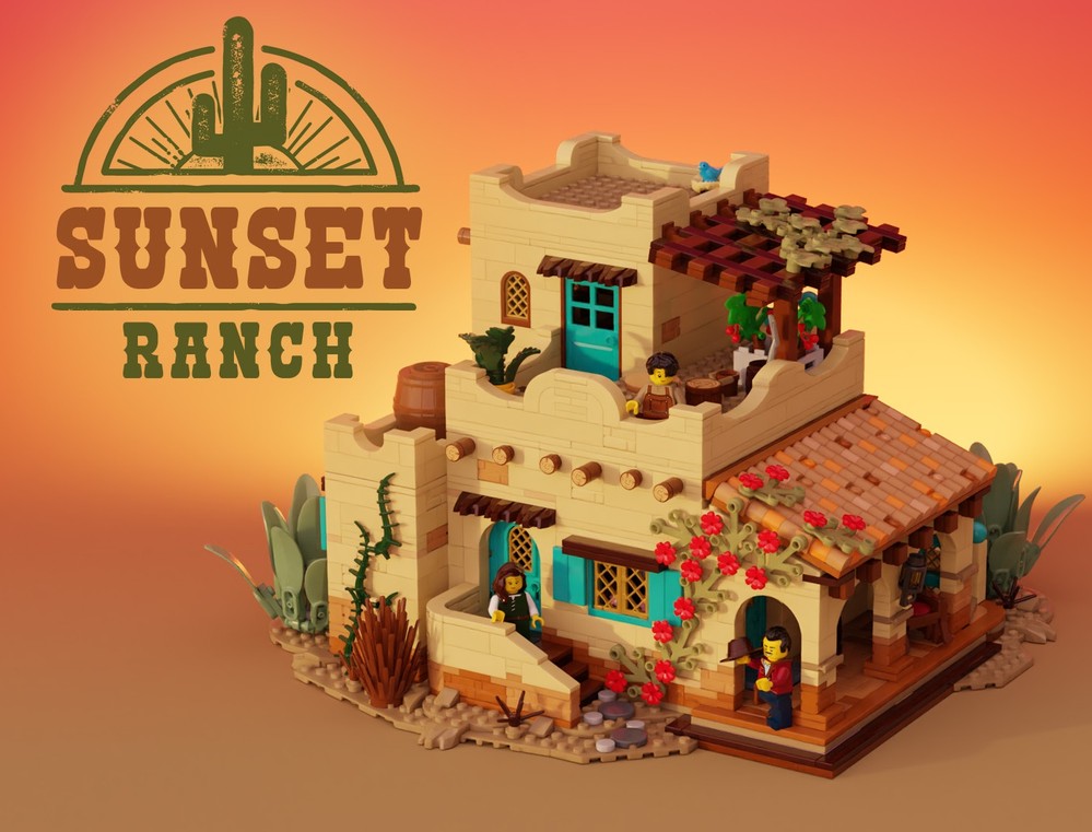 LEGO MOC-226986 Sunset Ranch by BrentWaller | Rebrickable - Build with LEGO