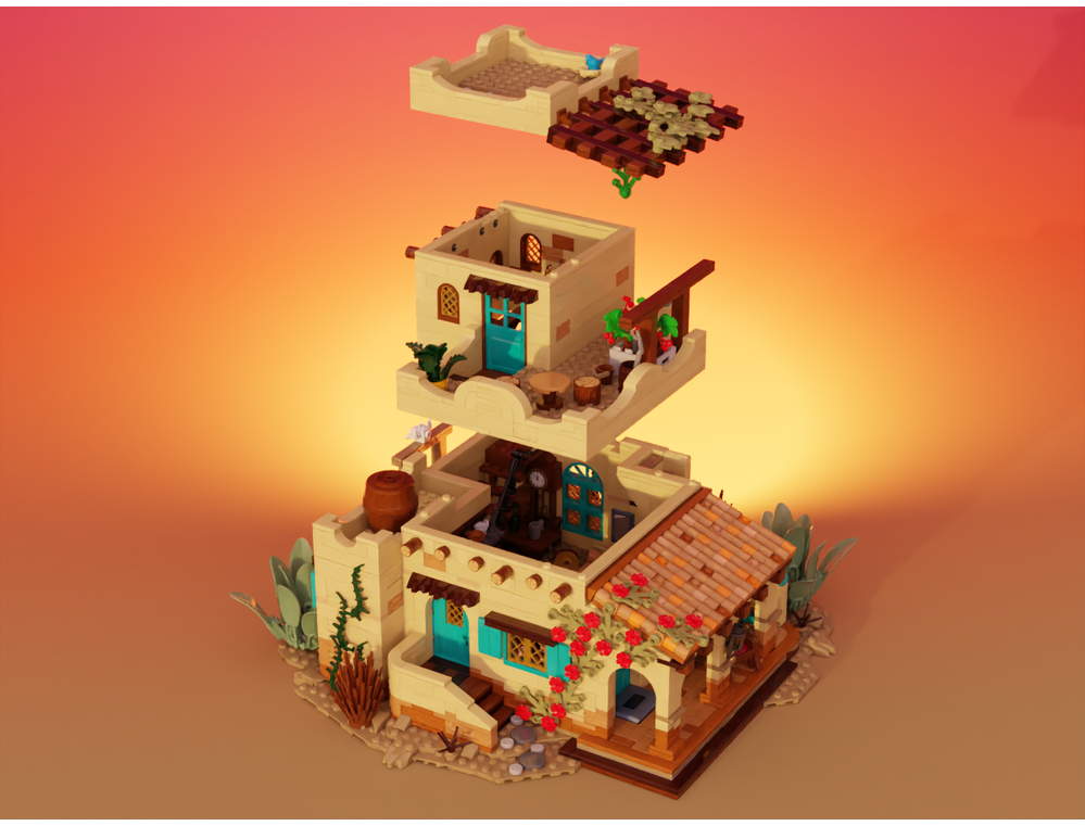 LEGO MOC-226986 Sunset Ranch by BrentWaller | Rebrickable - Build with LEGO