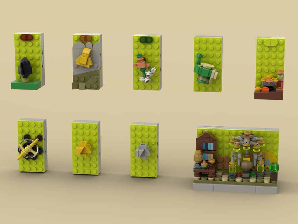 LEGO MOC Modular Bazaar Cards - Mak Items by poodooMOCS | Rebrickable ...