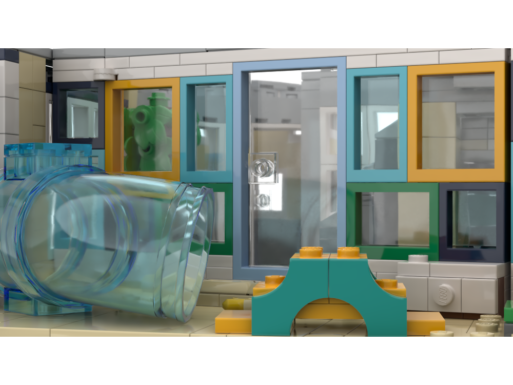 LEGO MOC Animal Shelter Training Floor by BrickAndBuildsI | Rebrickable ...