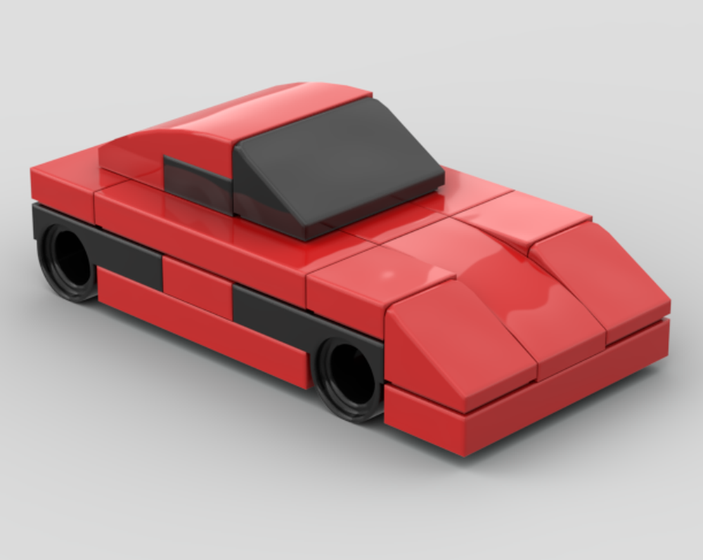 LEGO MOC Corvette C3 (Update) by DLQuin™ | Rebrickable - Build with LEGO