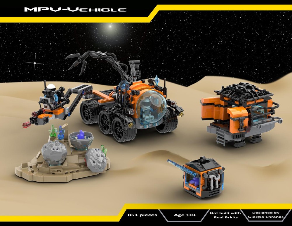 LEGO MOC Multi Purpose Vehicle by Legocionado | Rebrickable - Build ...