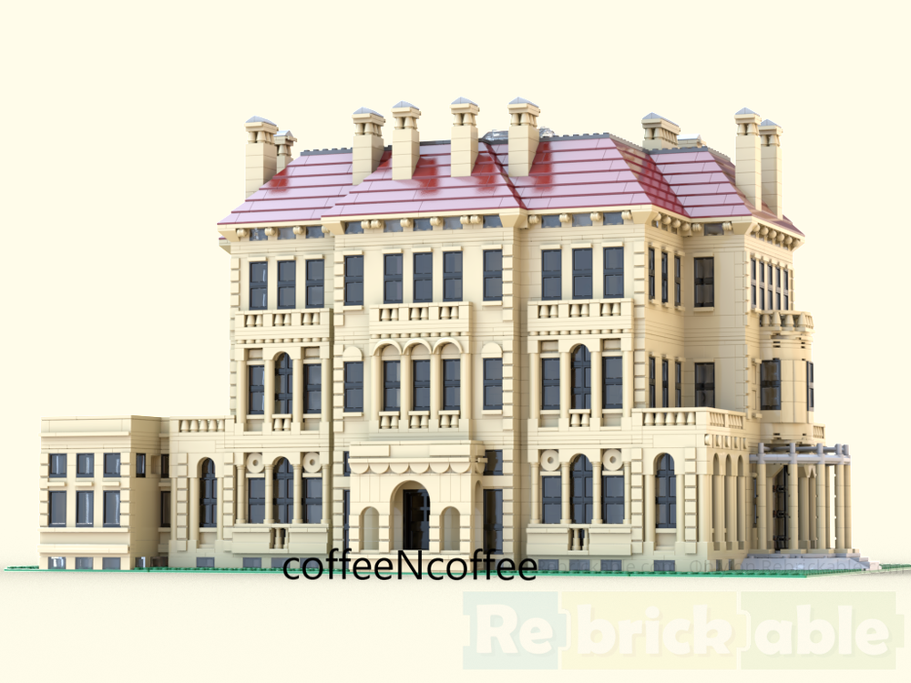LEGO MOC-227021 The Breakers (Newport Mansion) by coffeeNcoffee ...