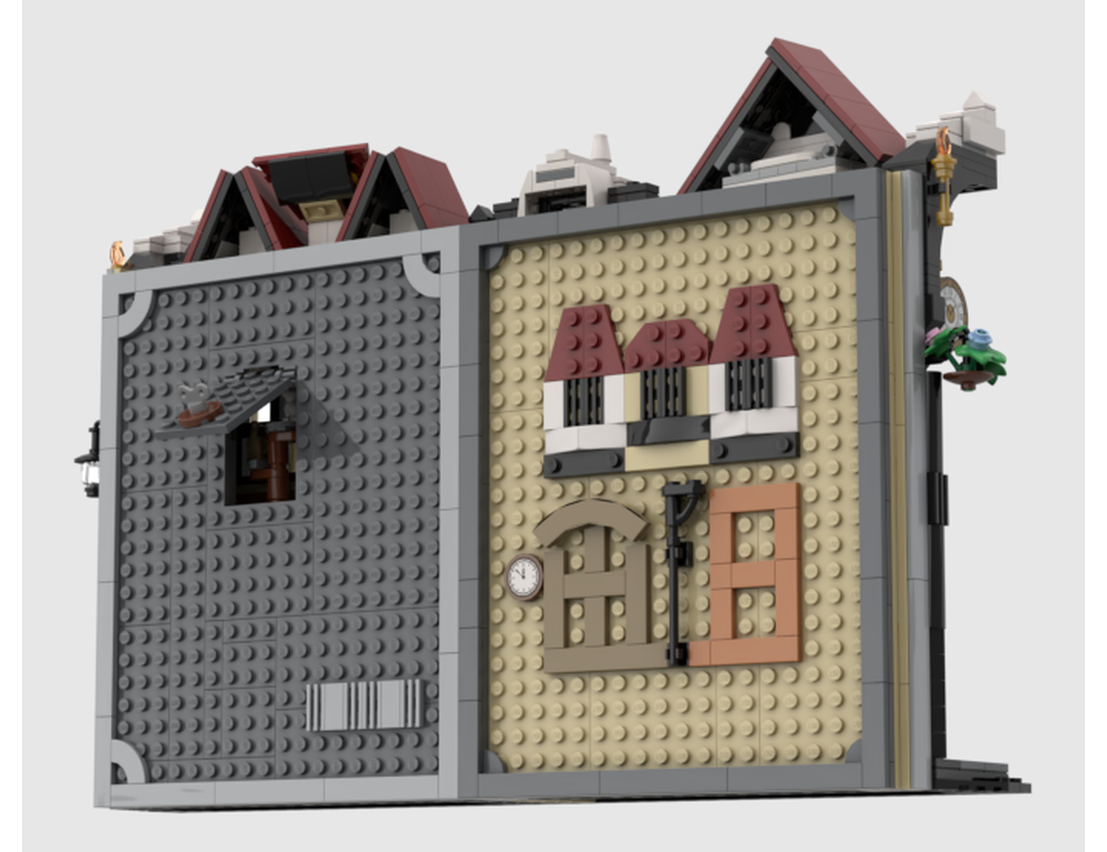 LEGO MOC Tudor Book Nook, Alternate build of Lego 10350 by Joonybrick ...