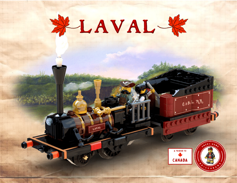 LEGO MOC SHB Sister Steamers - Series #2: 1837 - Laval 2-2-0 by ...