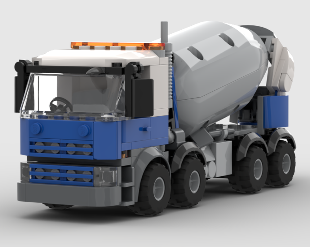 LEGO MOC Cement Mixer Truck by reggieranger | Rebrickable - Build with LEGO