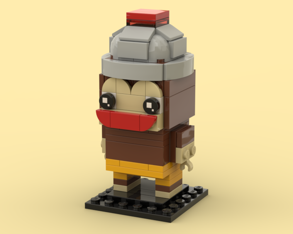 LEGO MOC Ape Escape - Monkey by Ramalho05 | Rebrickable - Build with LEGO