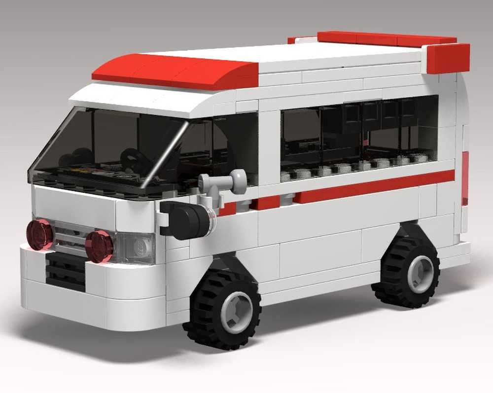 LEGO MOC Toyota Hiace Himedic by SupersoniqueBricks | Rebrickable ...