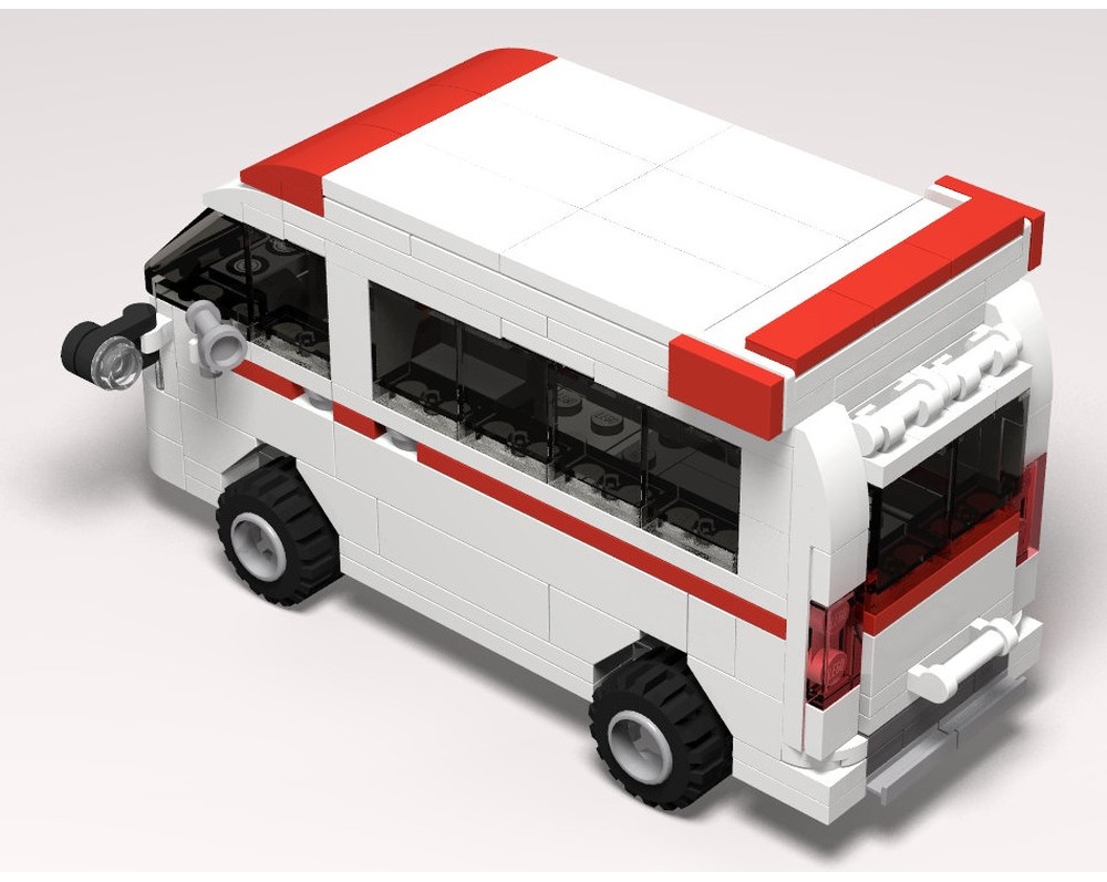LEGO MOC Toyota Hiace Himedic by SupersoniqueBricks | Rebrickable ...