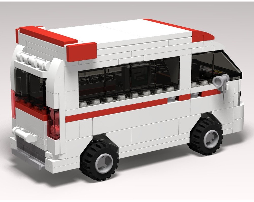 LEGO MOC Toyota Hiace Himedic by SupersoniqueBricks | Rebrickable ...