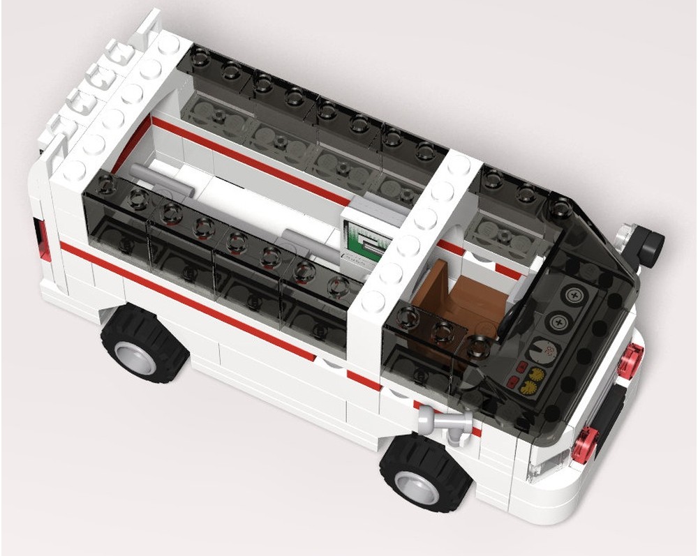 LEGO MOC Toyota Hiace Himedic by SupersoniqueBricks | Rebrickable ...