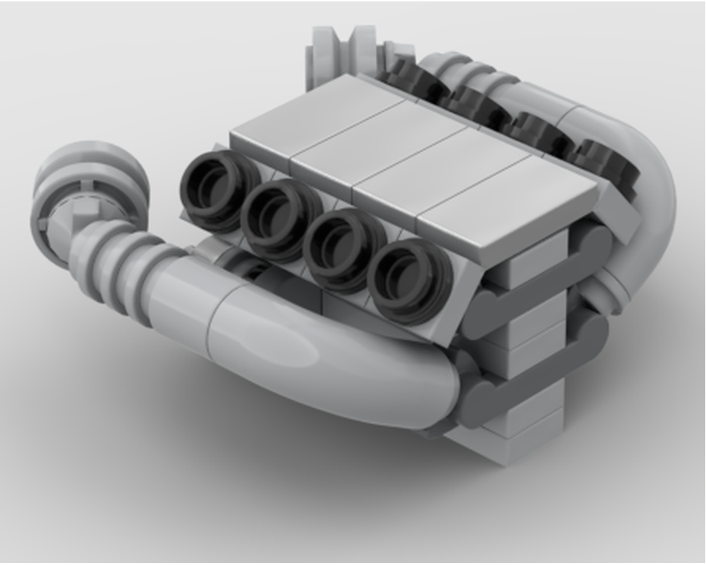 LEGO MOC Twin Turbo 370 CID LS V8 Engine by SRT-8 | Rebrickable - Build ...
