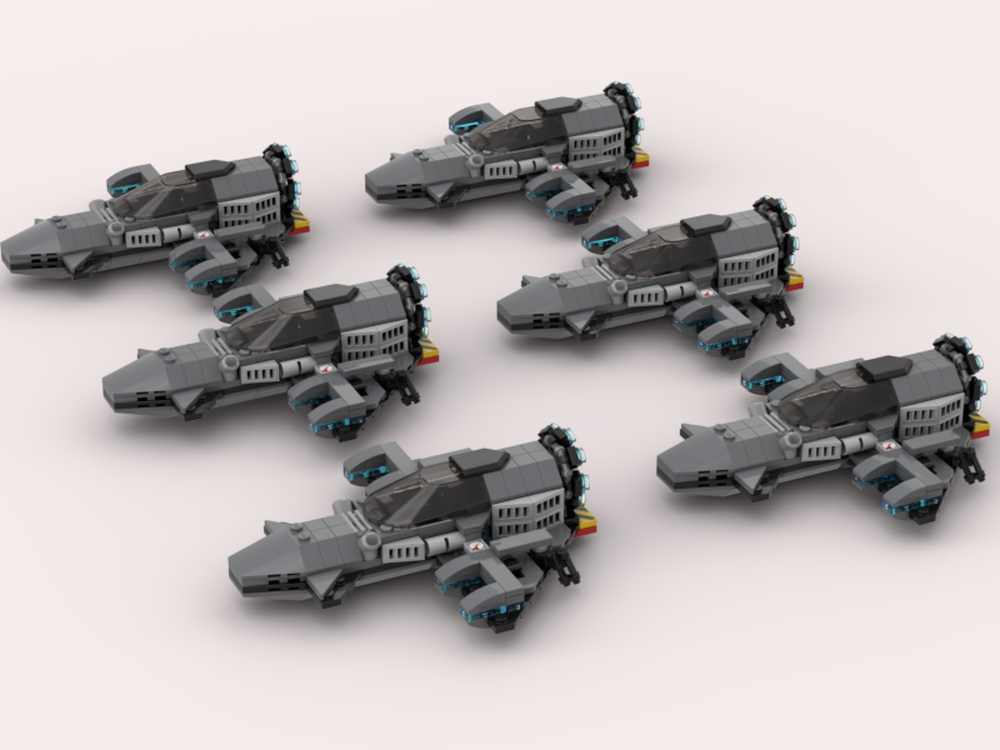 LEGO MOC Galaxy Trooper Light Attack Ship by Cosmicjock | Rebrickable ...