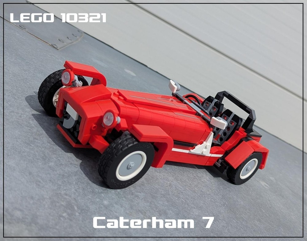 LEGO MOC 10321 Caterham 7 by Kirvet | Rebrickable - Build with LEGO