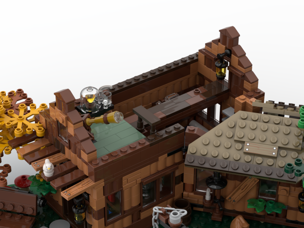 LEGO MOC-227126 21318 Tree House Alternative Build / Hut by the pond by ...