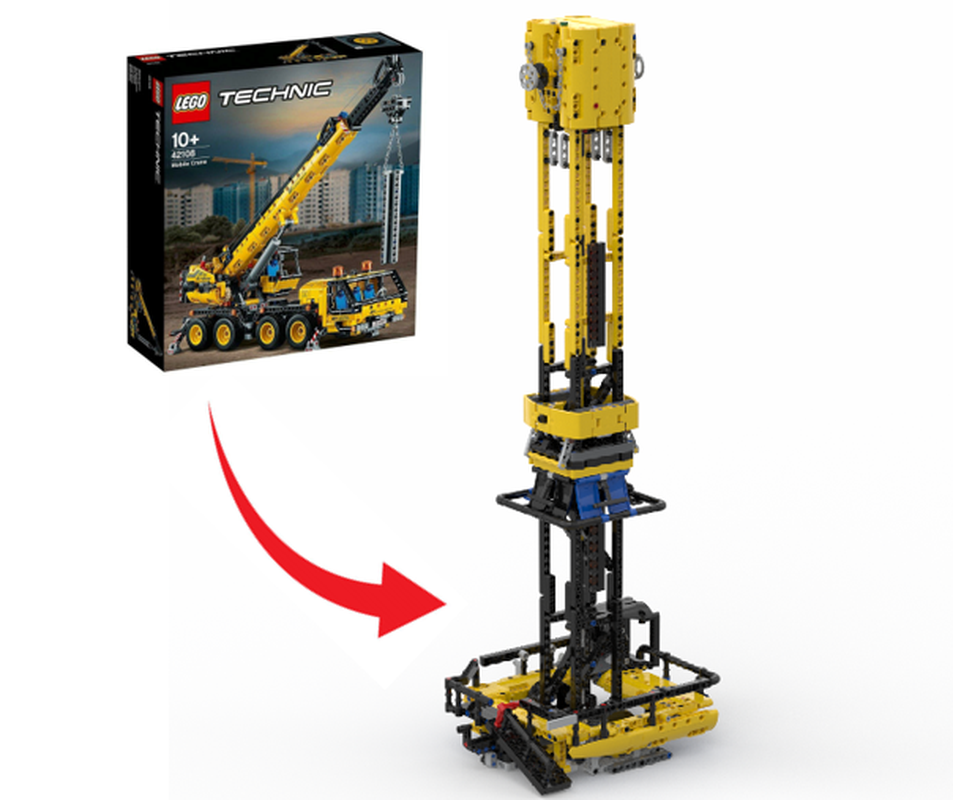 LEGO MOC-227130 42108 Drop Tower *WORKING* by MilanLego123 ...
