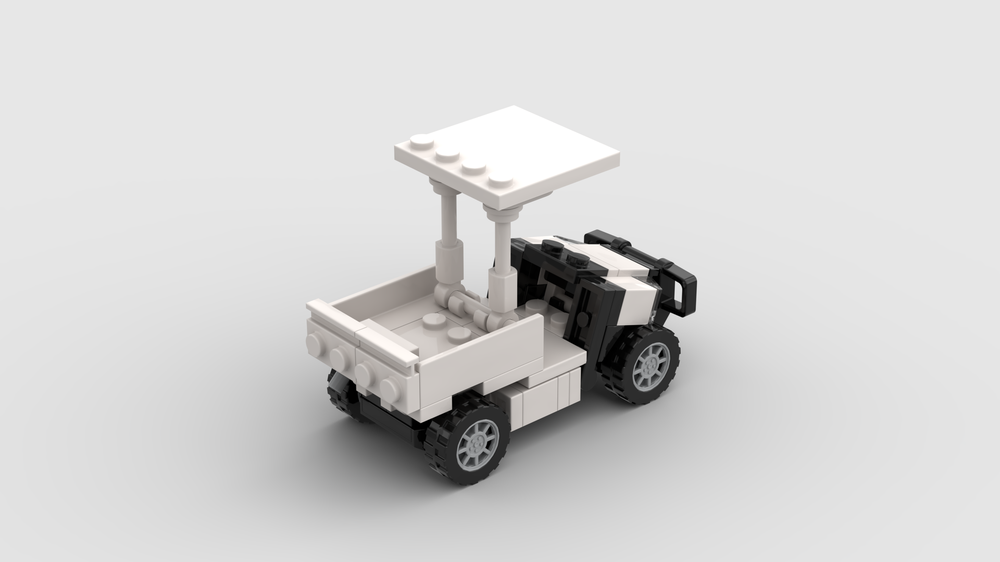 LEGO MOC White Buggy by WolfmanTheGreat | Rebrickable - Build with LEGO