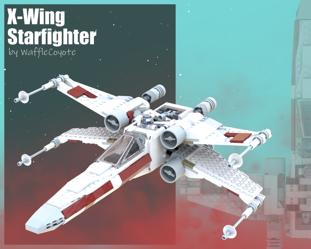 LEGO MOC X Wing Starfighter w/ Functional S-Foils by WaffleCoyote | Rebrickable - Build with LEGO