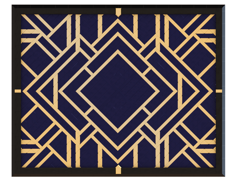 LEGO MOC Art Deco pattern in frame - Motif Art-Deco dans un cadre by ...