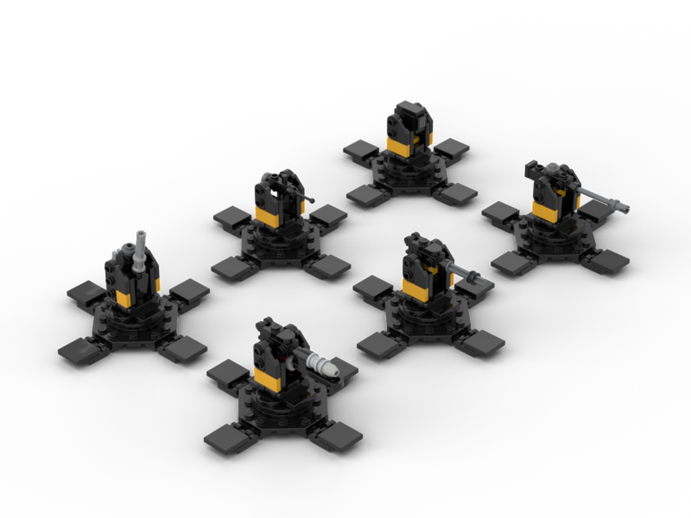 LEGO MOC Helldivers 2 Sentries (Somewhat minifig scale) by ...
