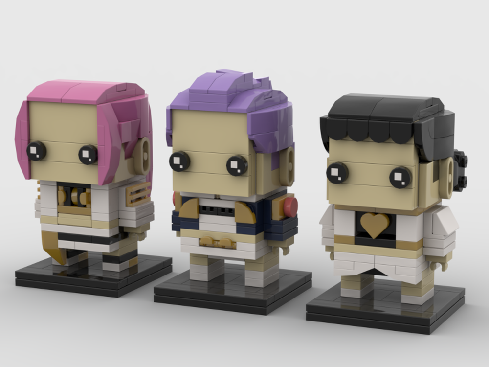 LEGO MOC Huntrix Kpop Demon Hunters BrickHeadz by Gaski | Rebrickable ...