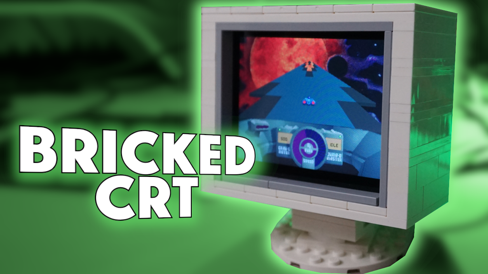 LEGO MOC Bricked CRT by HighKing | Rebrickable - Build with LEGO