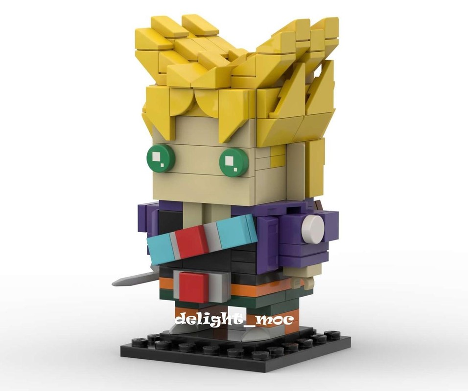 LEGO MOC Trunks (Super Saiyan) by delight_moc | Rebrickable - Build ...