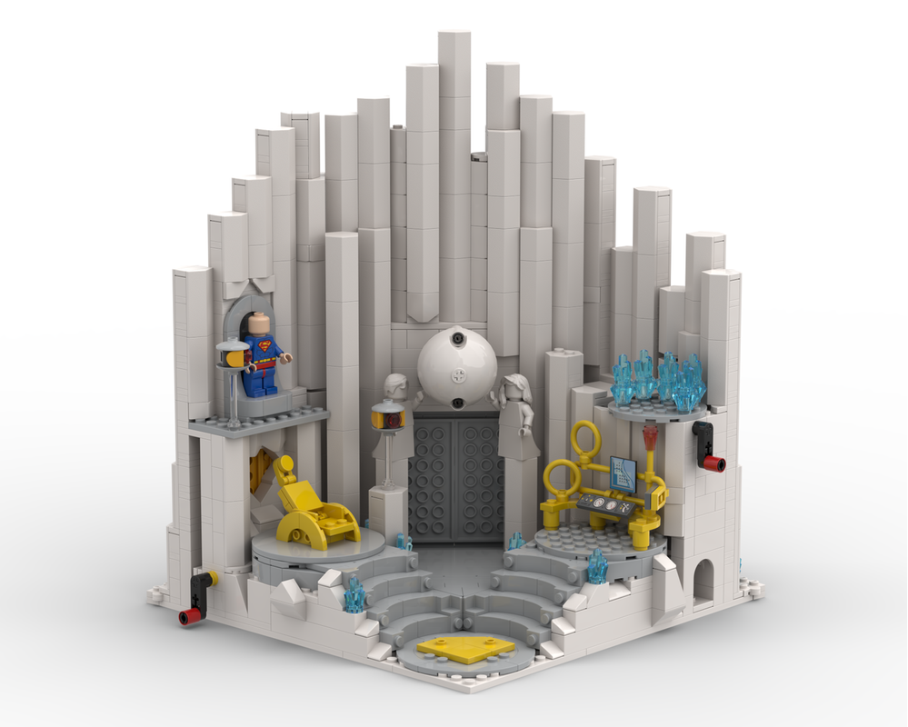 LEGO MOC The Fortress of Solitude by P Squiddy | Rebrickable - Build with LEGO