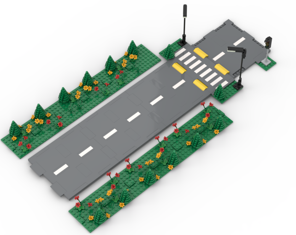 LEGO MOC-227220 city streets by WNbuilder | Rebrickable - Build with LEGO