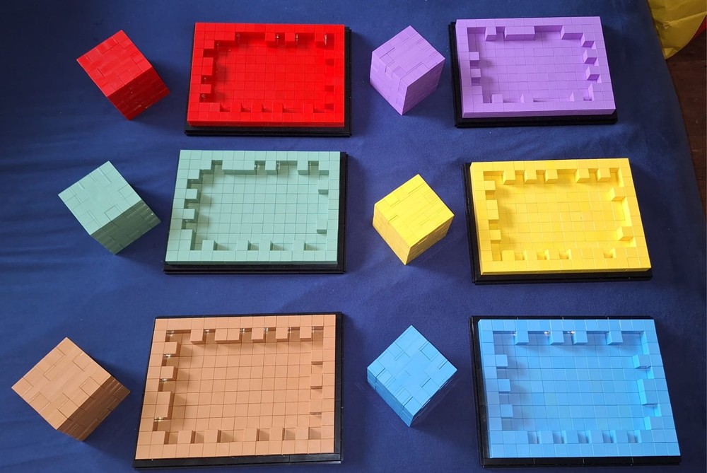 LEGO MOC-227227 Happy Cubes by mverschaeve | Rebrickable - Build with LEGO