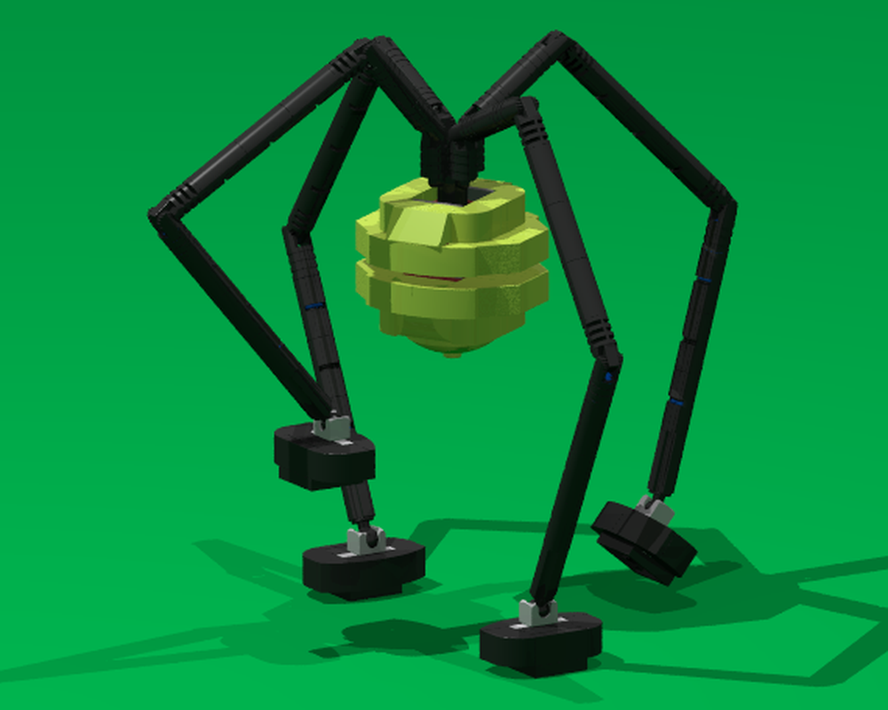 LEGO MOC Pikmin-Baldy Long legs by abrickwizard | Rebrickable - Build ...