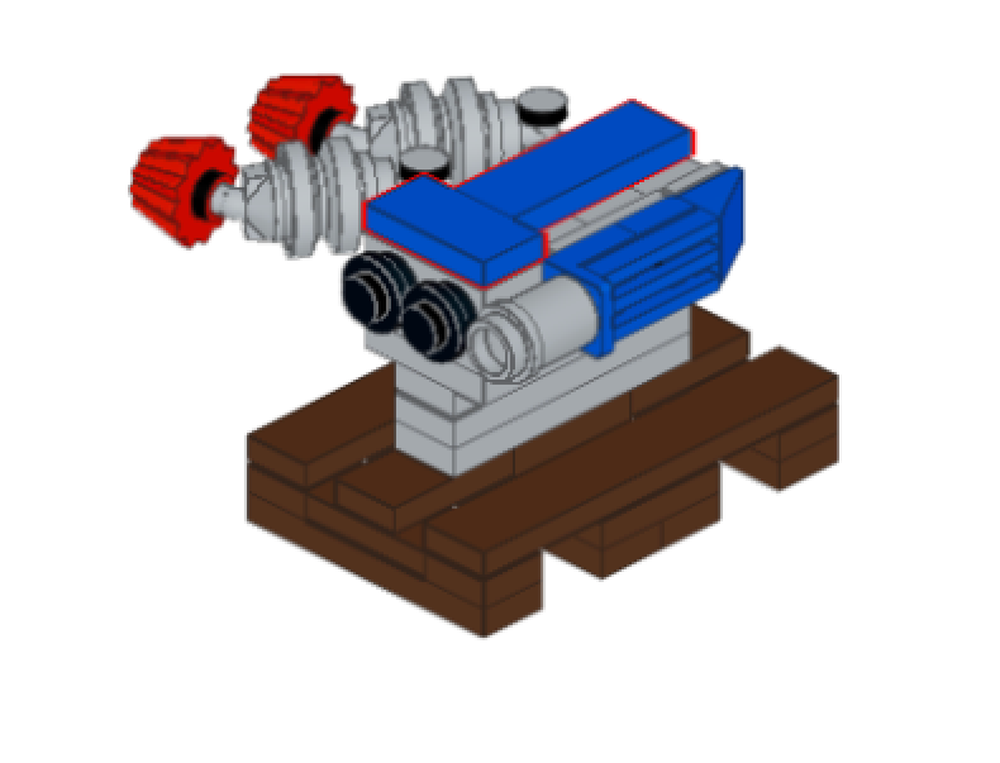 LEGO MOC 2jz GTE Twin Turbo with Crate by SRT-8 | Rebrickable - Build ...