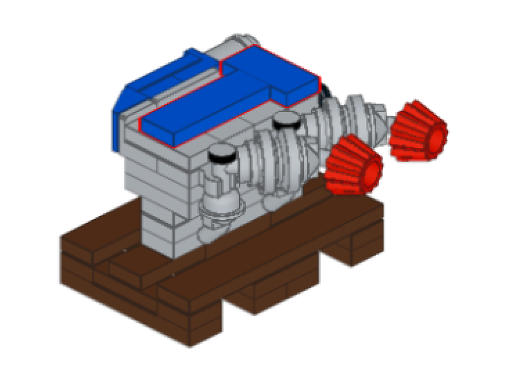 LEGO MOC 2jz GTE Twin Turbo with Crate by SRT-8 | Rebrickable - Build ...