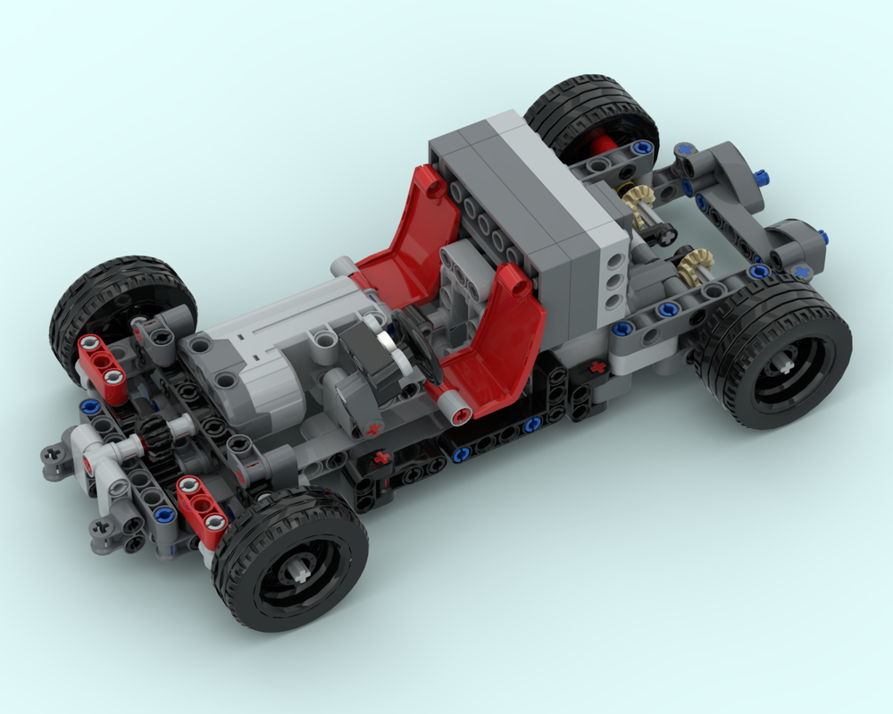 LEGO MOC High Speed Compact RC Car Chassis by pink0d | Rebrickable ...