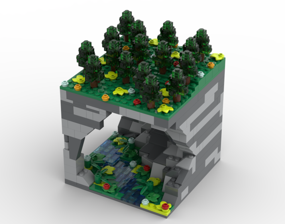 LEGO MOC-227279 Cave Diorama by JojoTheBuilder | Rebrickable - Build ...